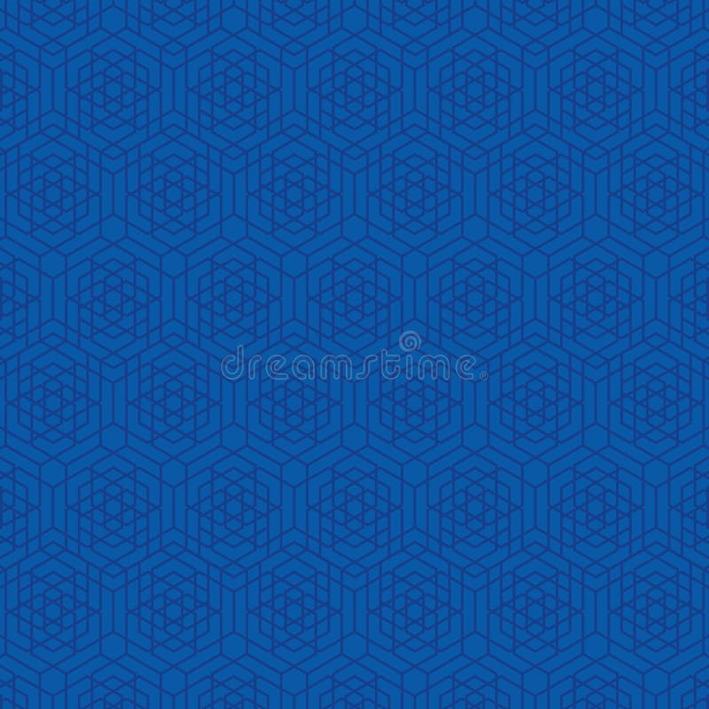 Abstract Blue Hexagons Pattern Background for Design Template Stock ...
