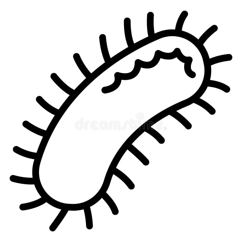Bacteria Isolated Vector Icon that Can Be Easily Modified or Edit Stock ...