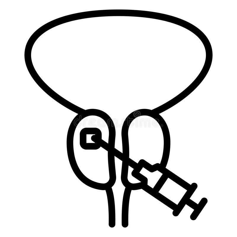 Prostate Isolated Vector Icon that Can Be Easily Modified or Edit Stock ...