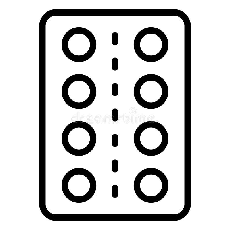 Birth Control Pill Isolated Vector Icon that Can Be Easily Modified or ...