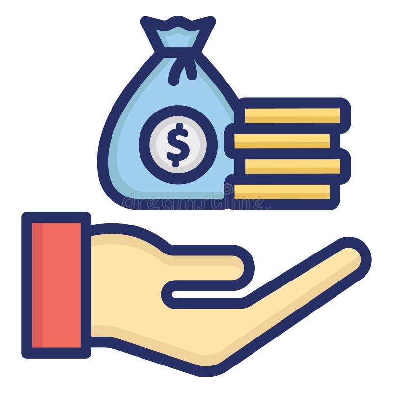 Business, Contribution . Vector Icon Which Can Easily Modify or ...