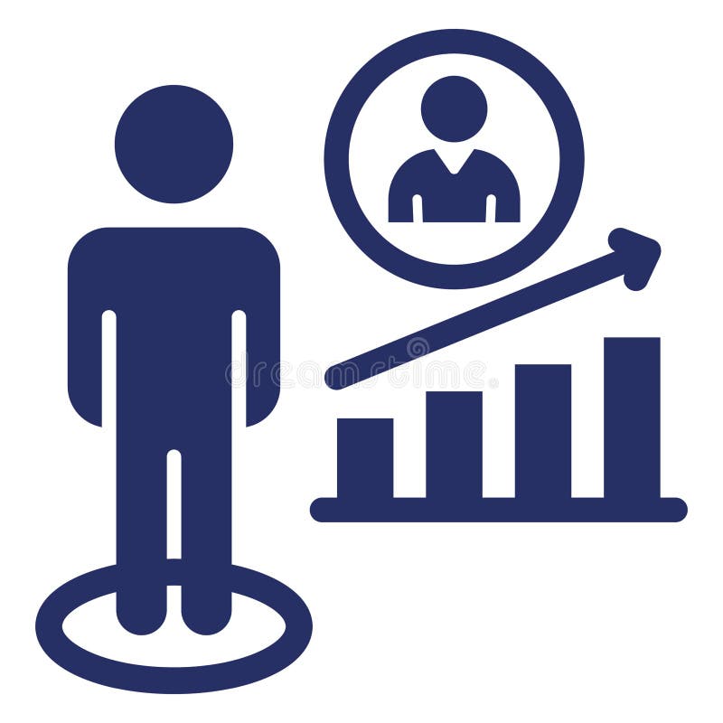 Employee Growth Isolated Vector Icon Which Can Easily Modify or Edit ...