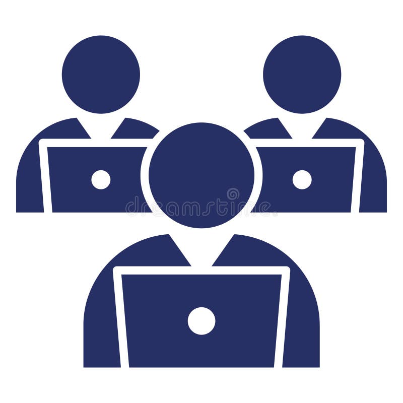 Desk Worker Isolated Vector Icon Which Can Easily Modify or Edit Stock ...