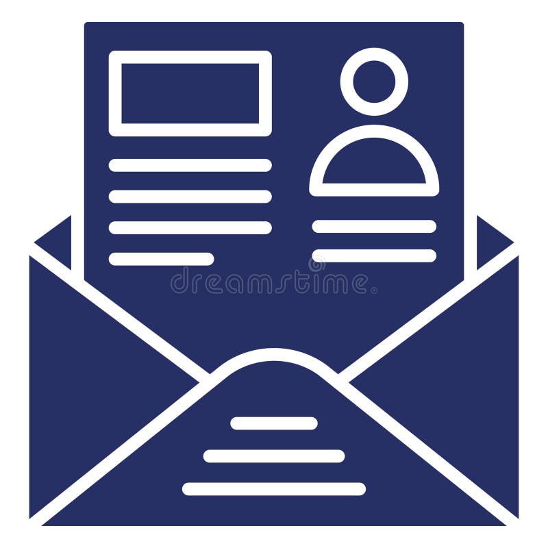 Cv Isolated Vector Icon Which Can Easily Modify or Edit Stock Vector ...