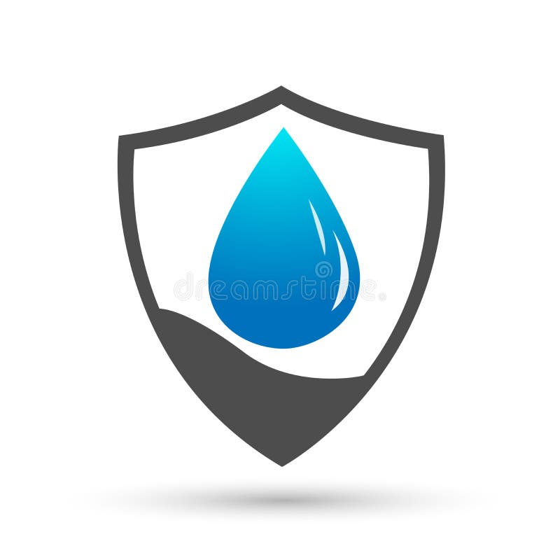 Globe Water Drop Save Logo Concept of Water Drop with World Save Earth ...