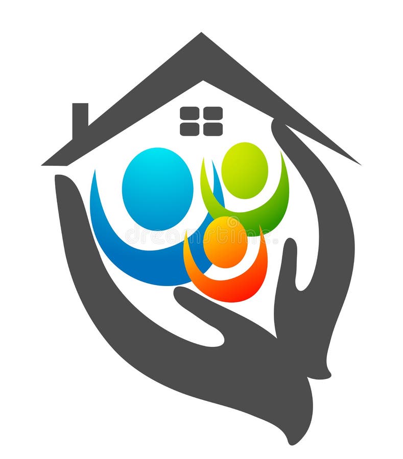 Family Union Love Red Heart Children Kids Taking Care Hands Love Parent ...