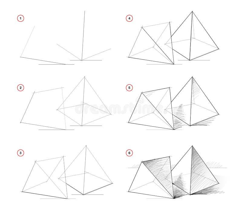 How To Draw from Nature Sketch of Realistic Open Box. Creation Step by ...