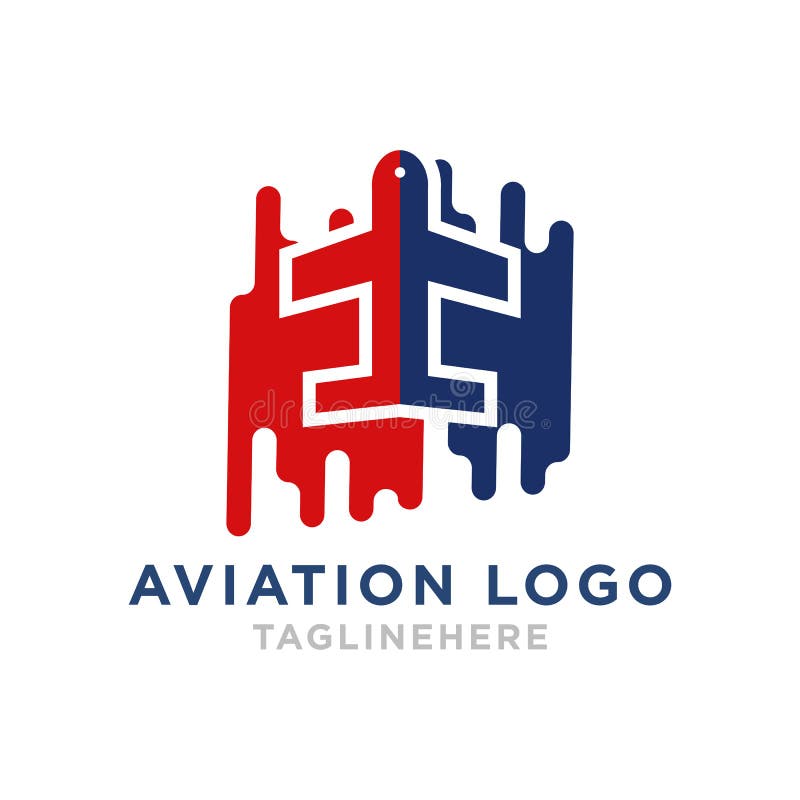 Aviation Icon Logo Design Vector Stock Vector - Illustration of flight ...