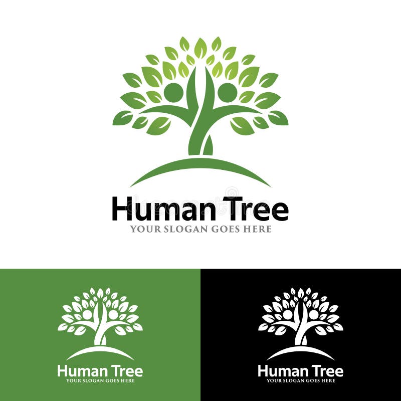 Human Tree Logo Template Stock Illustrations – 9,443 Human Tree Logo ...