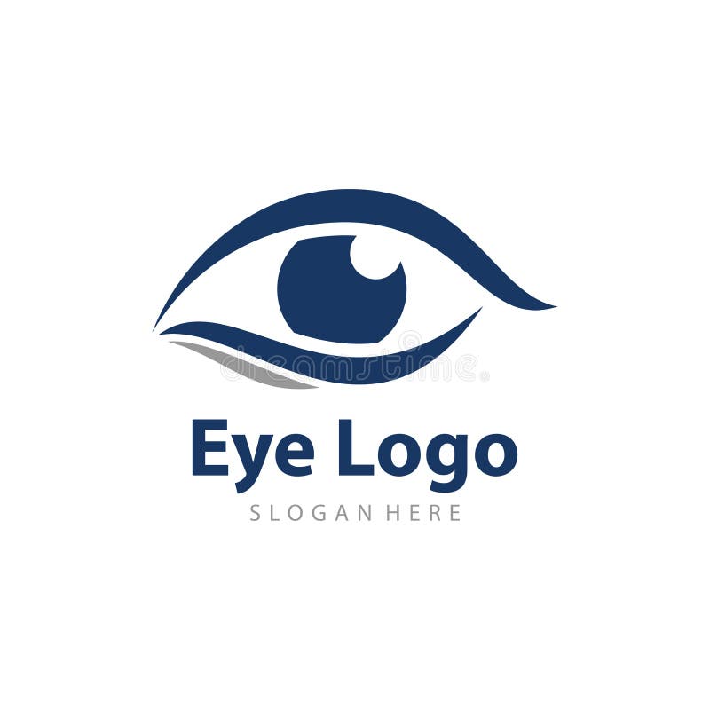 Eye Care Logo Template Stylized Symbol Optical Vector Image