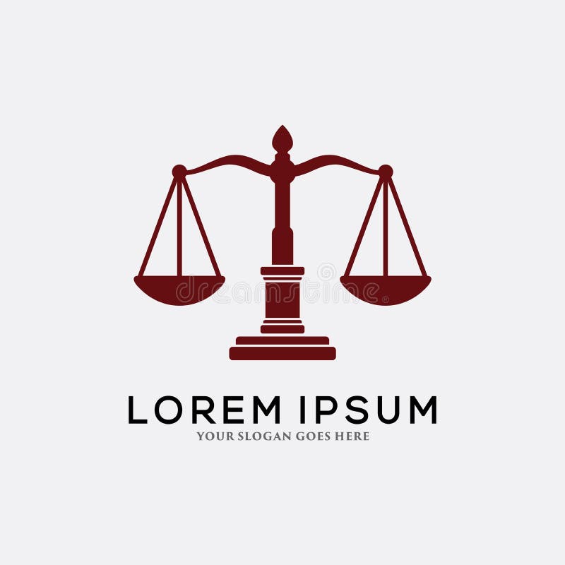 Legal logo Template Design stock vector. Illustration of concept ...