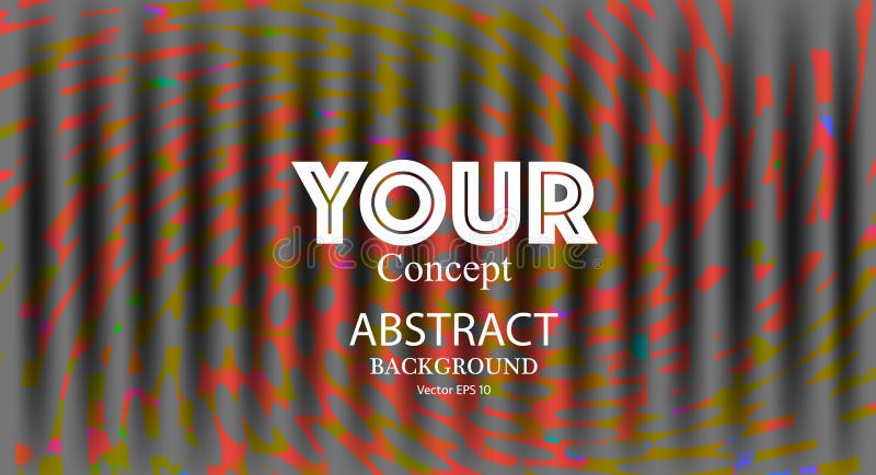 The Coil Toward the Center with Red and Yellow Stock Vector ...