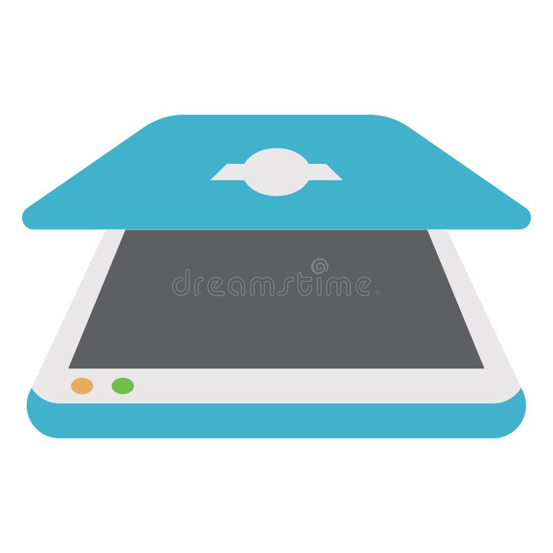 Basic RGB Equipment, Paper Scanner Color Vector Icon You Can Edit or ...