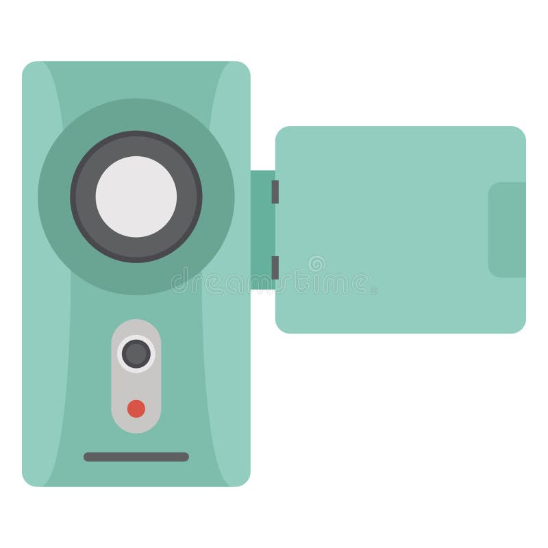 Basic RGB Camcorder, Camera Color Vector Icon You Can Edit or Modify it ...
