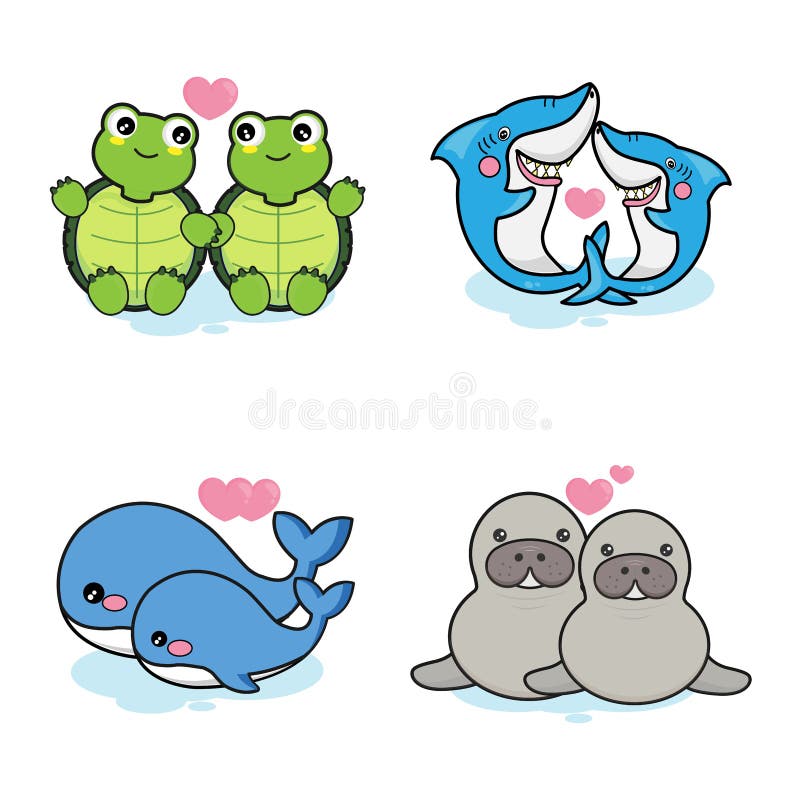 Turtle Couple Stock Illustrations – 212 Turtle Couple Stock ...