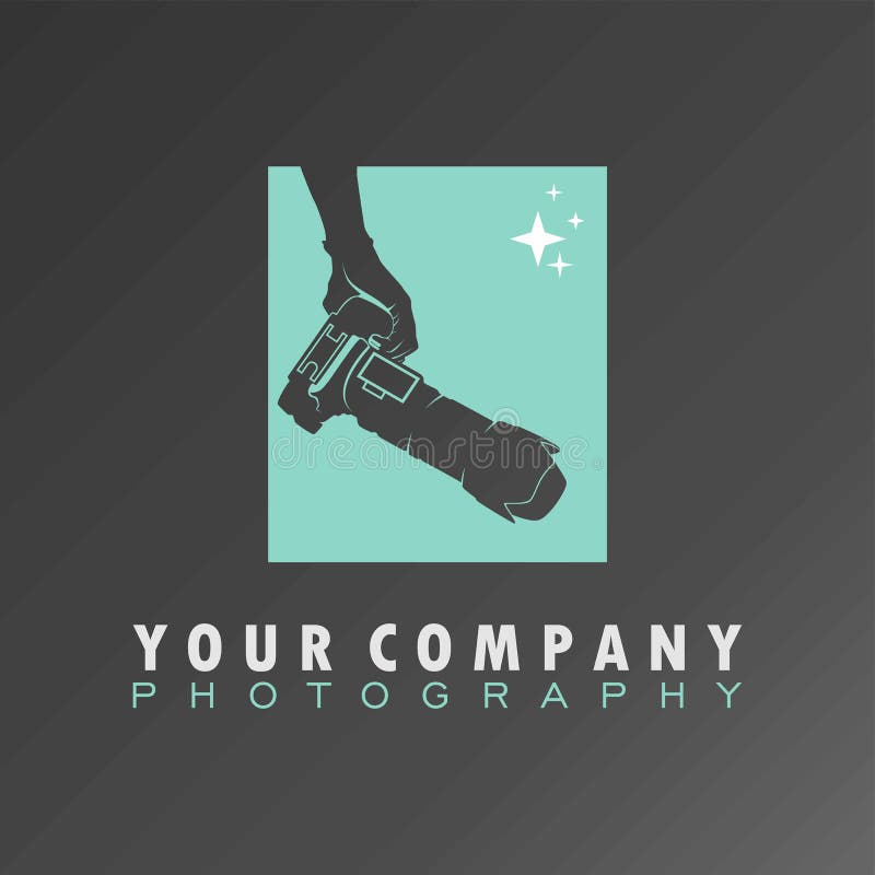 Hand Shape Design that is Holding a Professional Camera Stock Vector ...