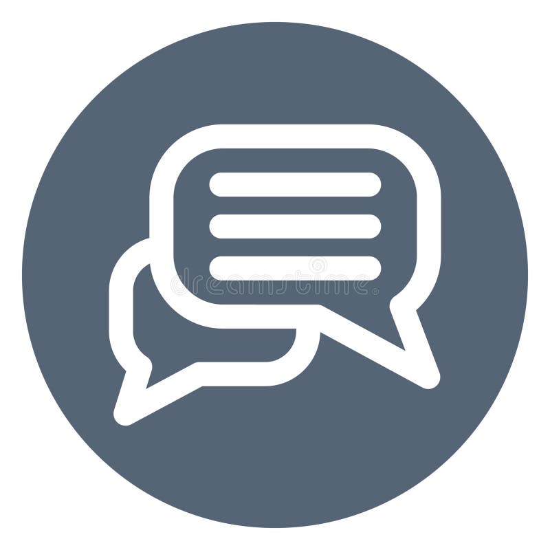 Bubble, Chat Bold Outline Vector Icon Which Can Easily Modify or Edit ...