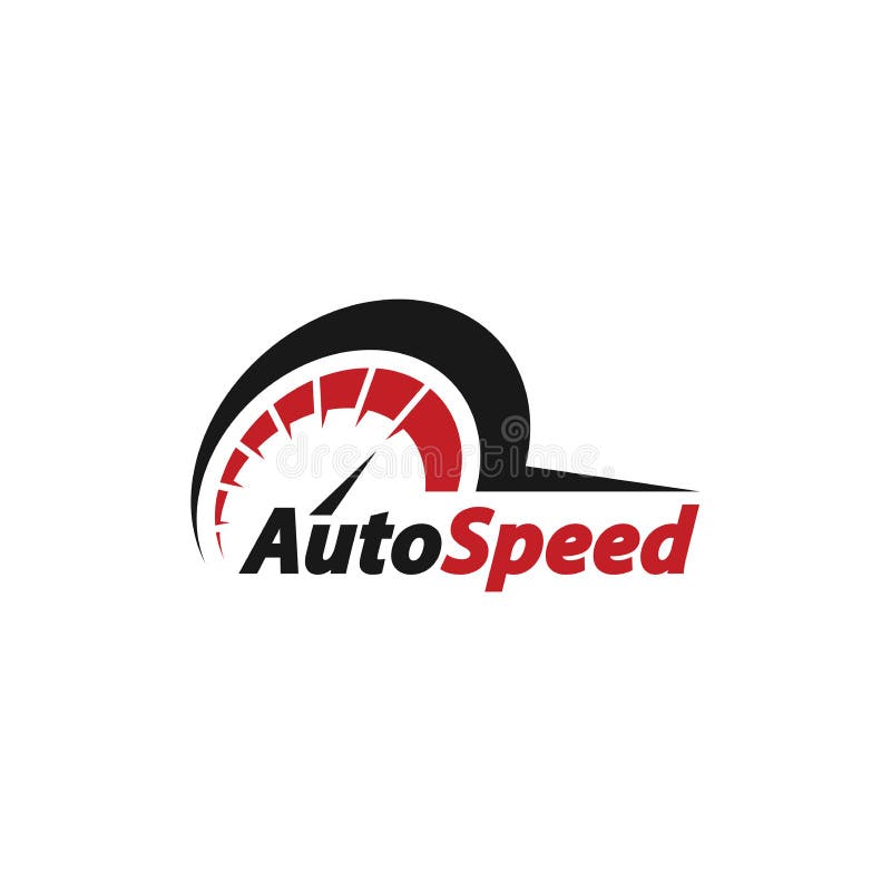 Auto Speed Logo Vector Illustration Stock Vector - Illustration of ...
