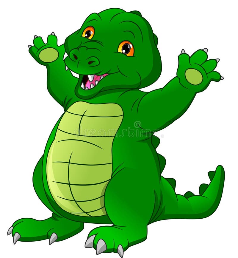 Cartoon Gator Waving Stock Illustrations – 237 Cartoon Gator Waving ...