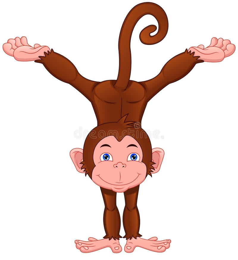 Monkey White Background Stock Illustrations – 31,659 Monkey White ...