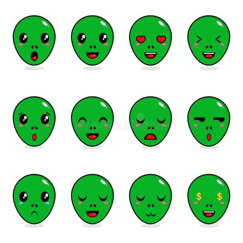 Illustration Vector Graphic of Alien. Stock Vector - Illustration of ...
