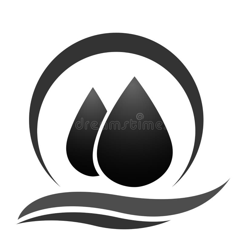 Globe Water Drop Save Logo Concept of Water Drop with World Save Earth ...