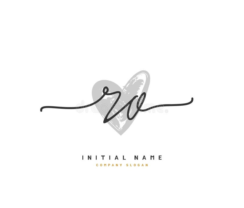RO Beauty Vector Initial Logo, Handwriting Logo of Initial Signature ...
