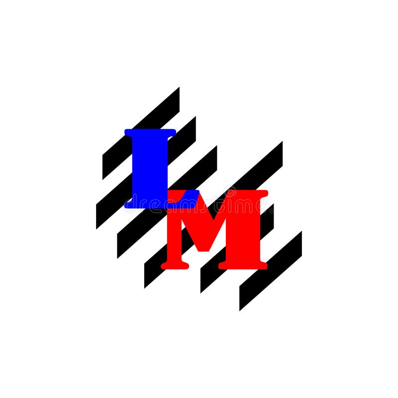 LM initial logo design stock vector. Illustration of company - 172390078