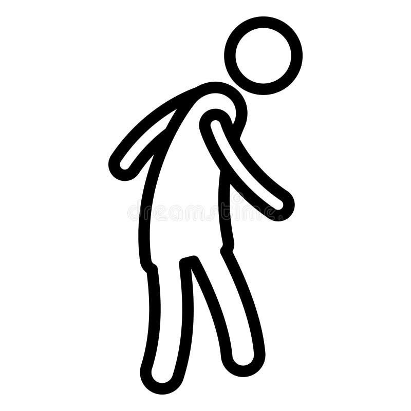 Basic RGB Bowing, Man Isolated Vector Icon Which Can Easily Modify or ...