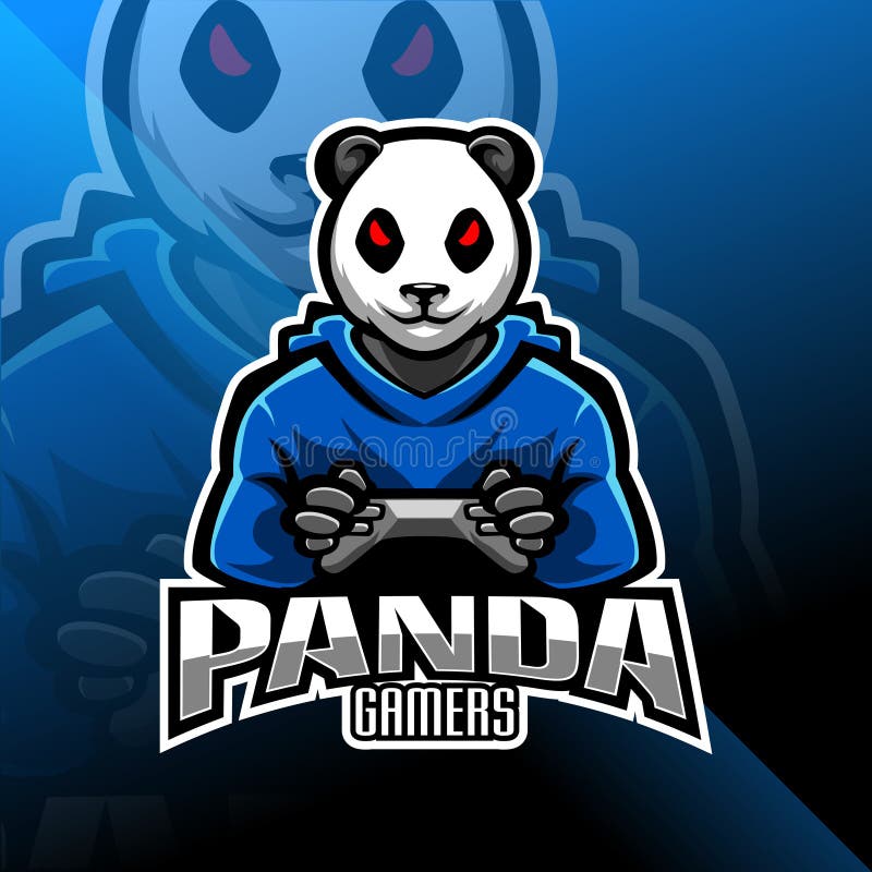 Panda Gamers Esport Mascot Logo Stock Vector - Illustration of china ...