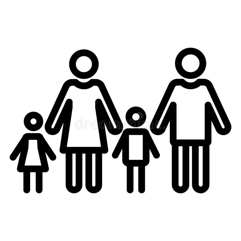 Basic RGB Family House Isolated Vector Icon Which Can Easily Modify or ...