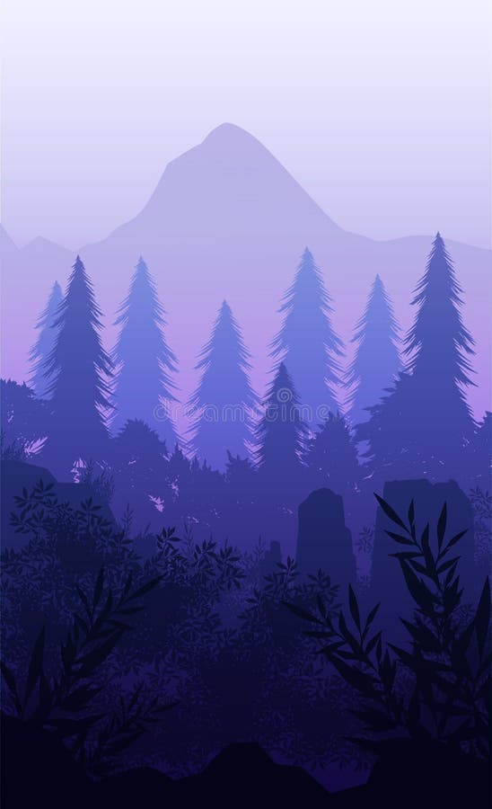 Nature Forest Natural Pine Forest Mountains Horizon Landscape Wallpaper ...