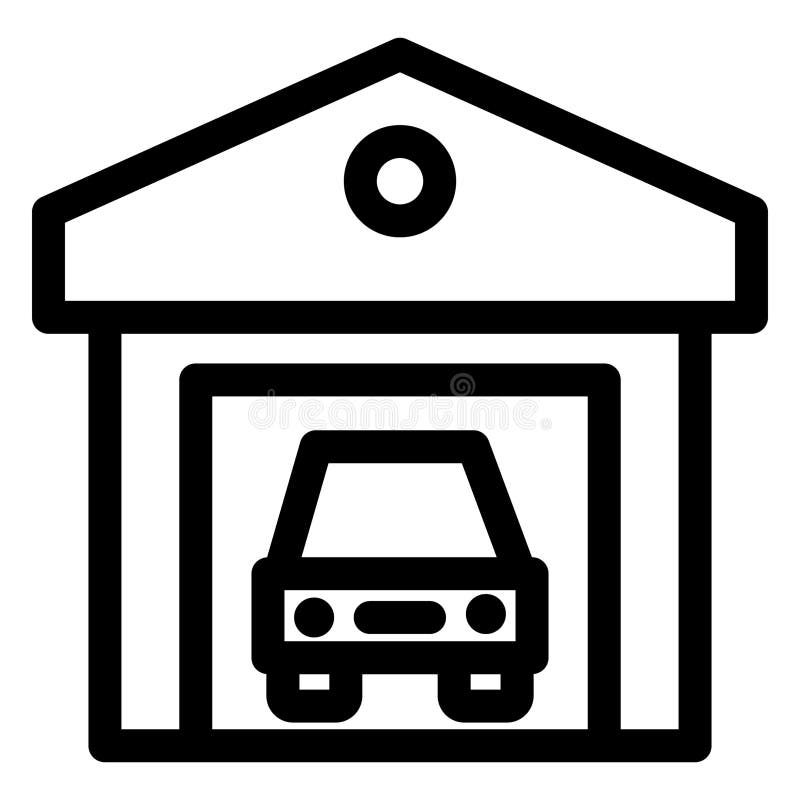 Basic RGB Barn, Garage Vector Icon Which Can Easily Modify or Edit ...