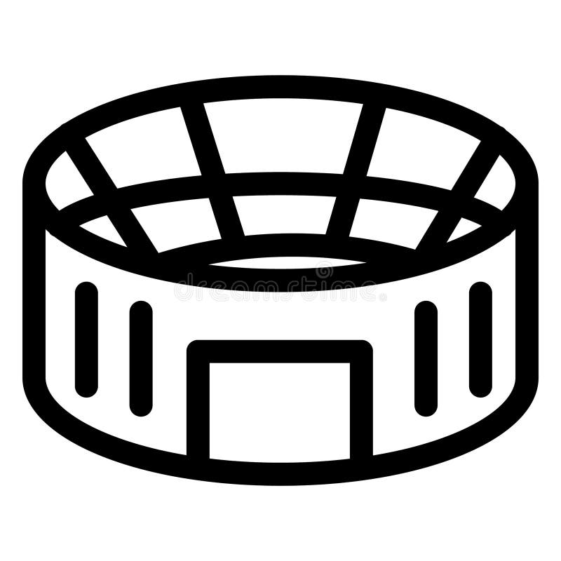 Basic RGB Amphitheater, Arena Vector Icon Which Can Easily Modify or ...