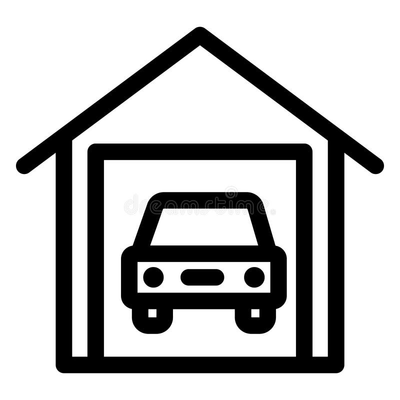 Basic RGB Cont Barn, Garage Vector Iconainer, End, Furniture ...