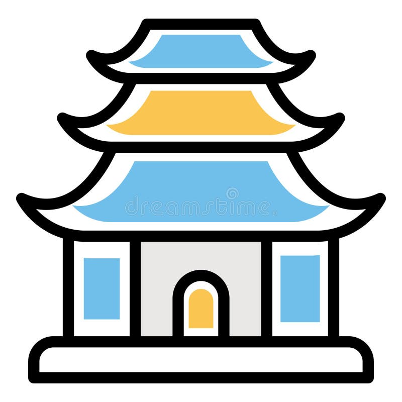 Basic RGB Castle, Cottage Vector Icon Which Can Easily Modify or Edit ...