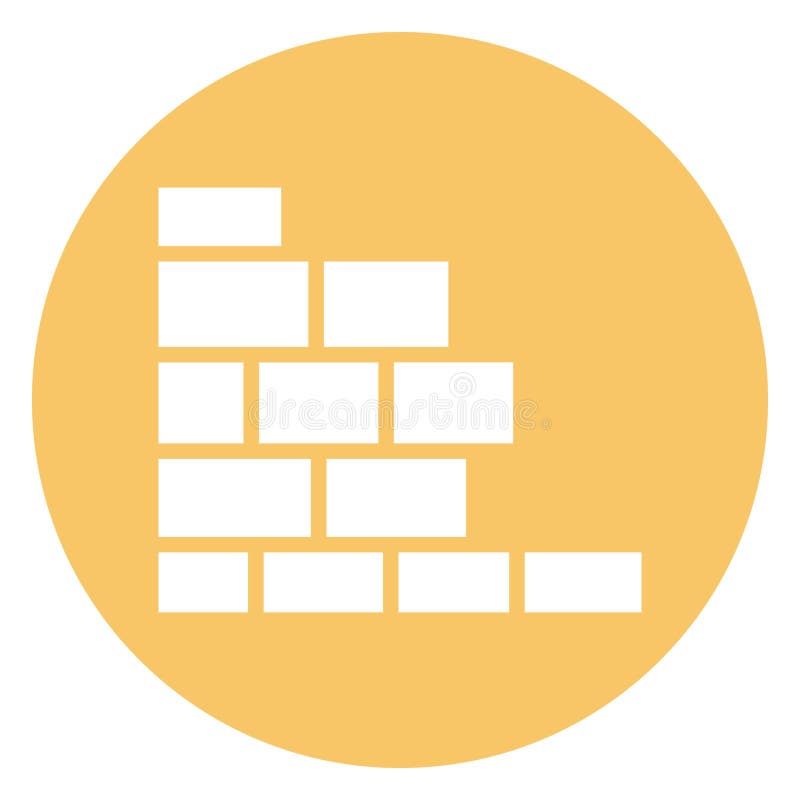 Basic RGB Bricks Wall Color Isolated Vector Icon Which Can Easily ...