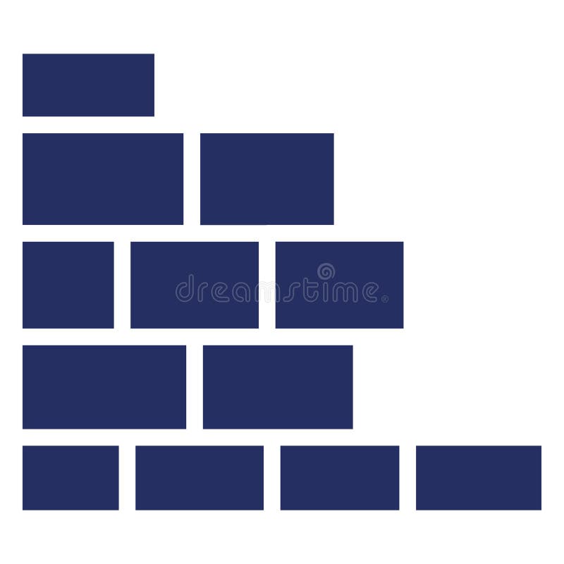 Basic RGB Bricks, Wall Vector Icon Which Can Easily Modify or Edit ...