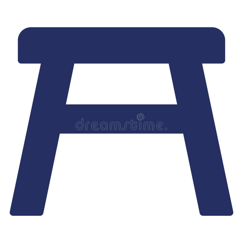 Basic RGB Bench, Chair Vector Icon Which Can Easily Modify or Edit ...