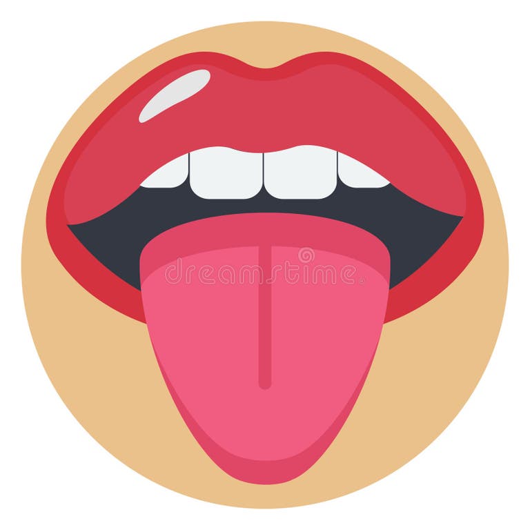 Basic RGB Human, Lips Vector Illustration Icon Which Can Easily Modify ...