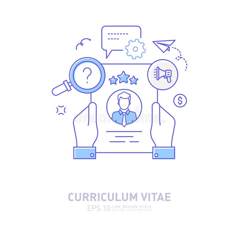 Resume - CV - Vector Concept Layout in A4 Format. Business Resume ... Resume - CV - Vector Concept Layout in A4 Format. Business Resume ...