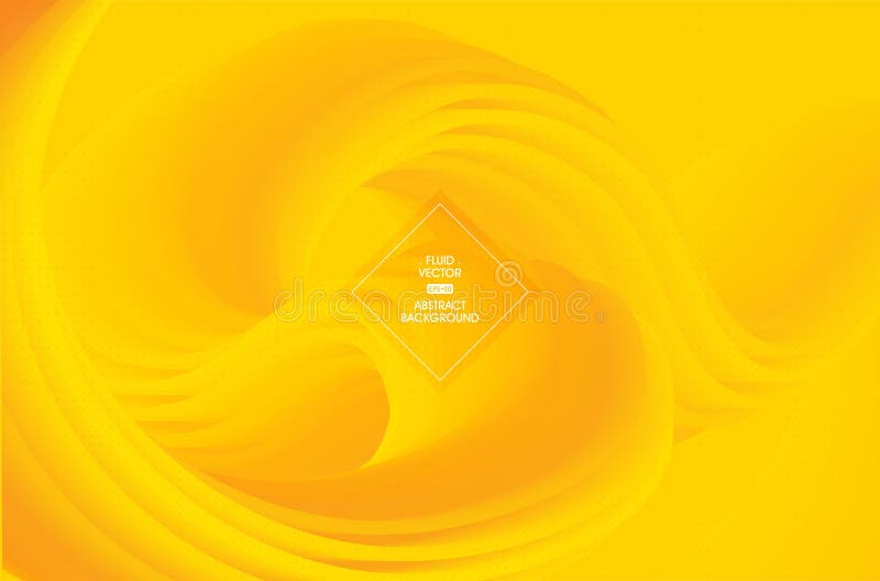 Creative Fluid Background - 3D Abstract Yellow Liquid Design Background ...