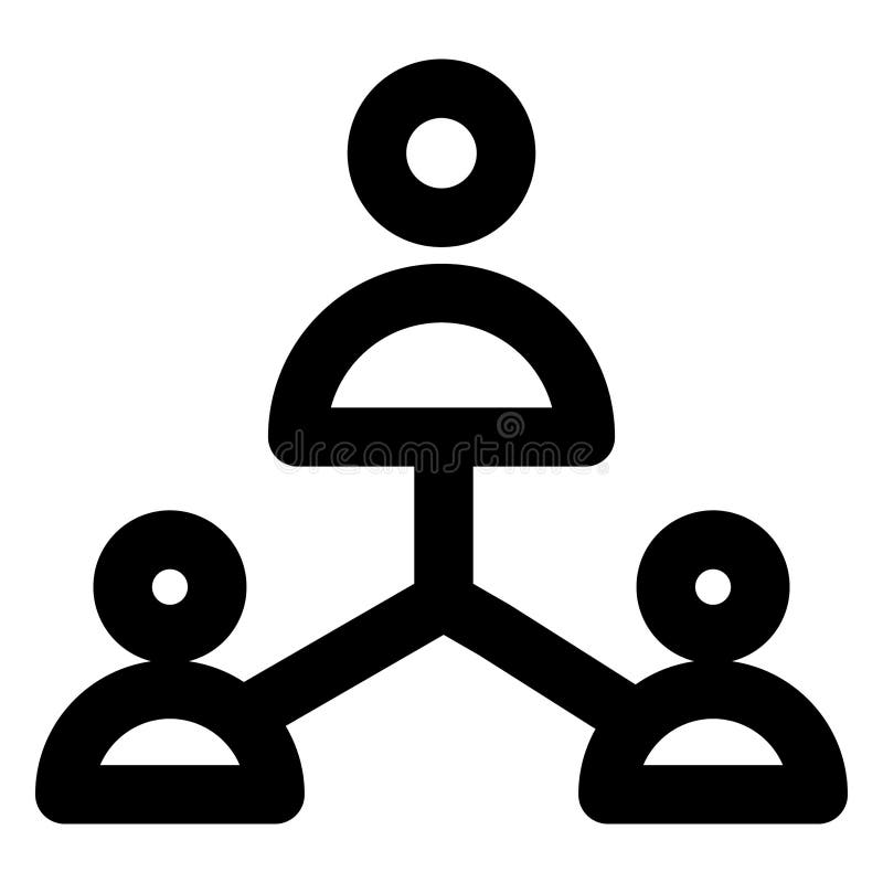 Administration, Management Bold Outline Vector Icon You Can Easily ...