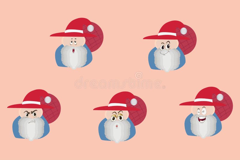 Dwarf Facial Expression 3 Basic RGB Stock Vector - Illustration of ...