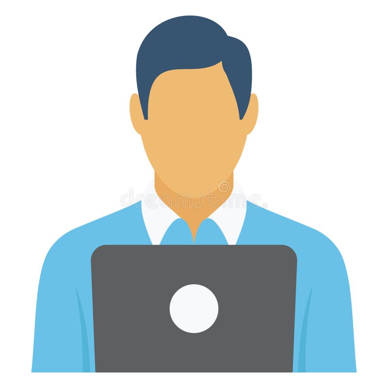 Developer Color Vector Icon Which Can Easily Modify or Edit Stock ...