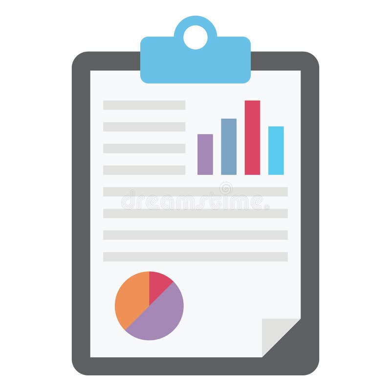 Report Color Vector Icon Which Can Easily Modify or Edit Stock Vector ...