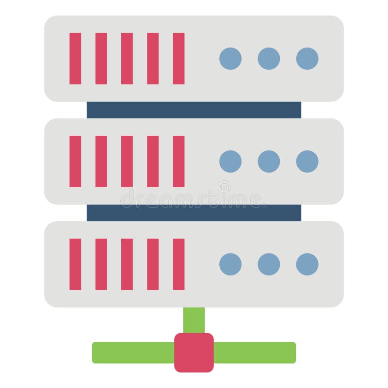Database Rgb Color Icon Stock Illustration Illustration Of Records 207147748