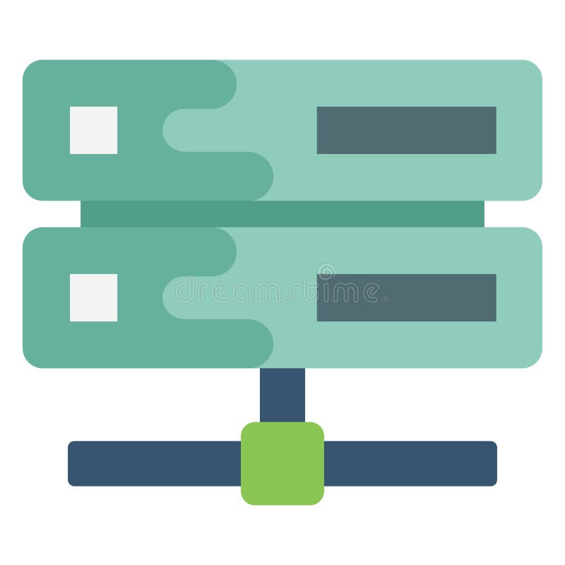 Network Server Color Vector Icon Which Can Easily Modify or Edit Stock ...