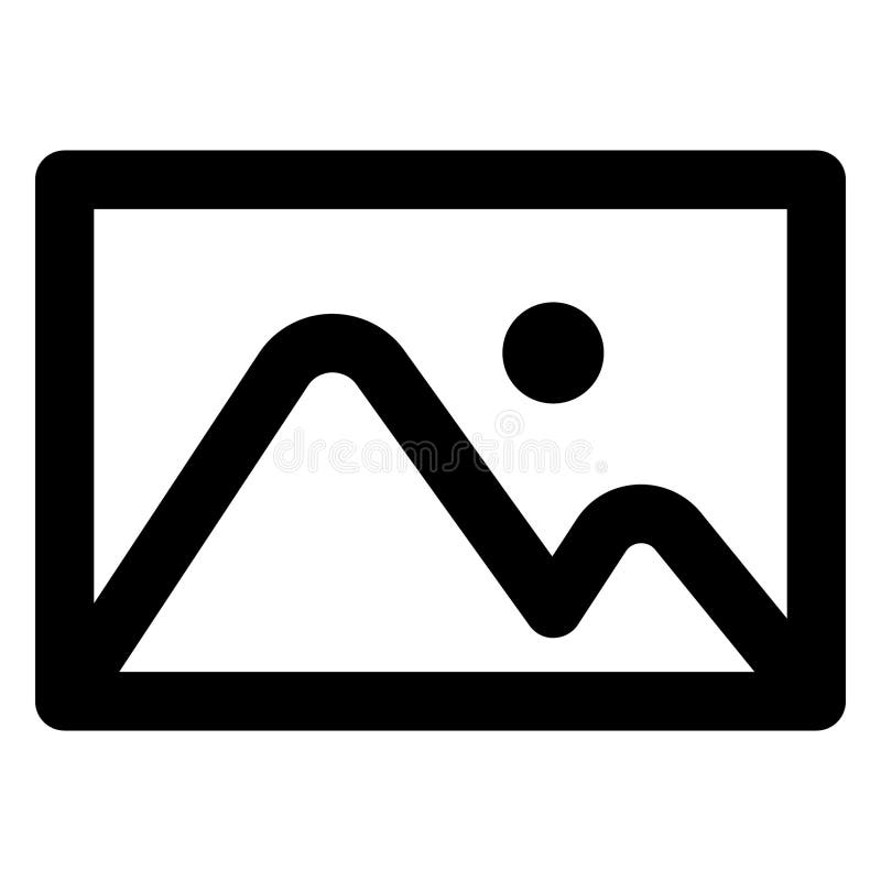 Frame, Gallery,Bold Outline Vector Icon Which Can Easily Modified or ...