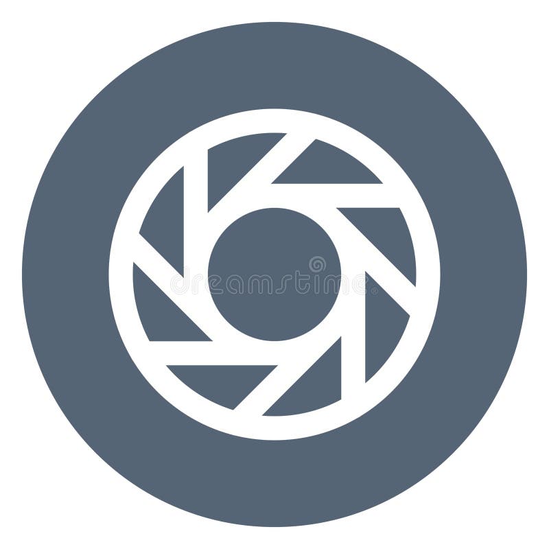 Aperture, Camera Lens Bold Outline Vector Icon Which Can Easily ...